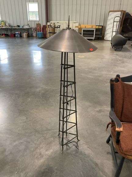 Home Furnishings Tower Light, Metal windmill Tower style base with 21 ...