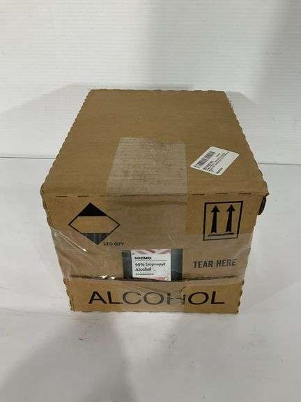 Case of 99% isopropyl alcohol, 16oz. Size - Hash Auctions