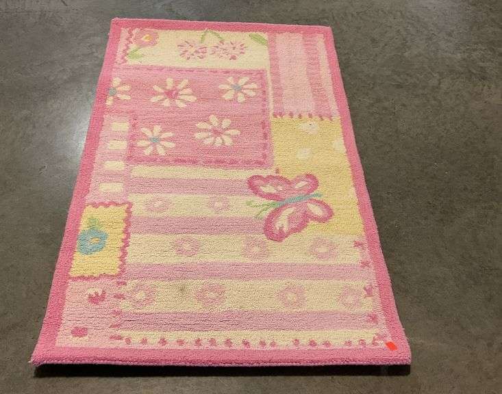 Area Rug, Pottery Barn Kids, 3x5 foot, wool pile, style patchwork rug ...