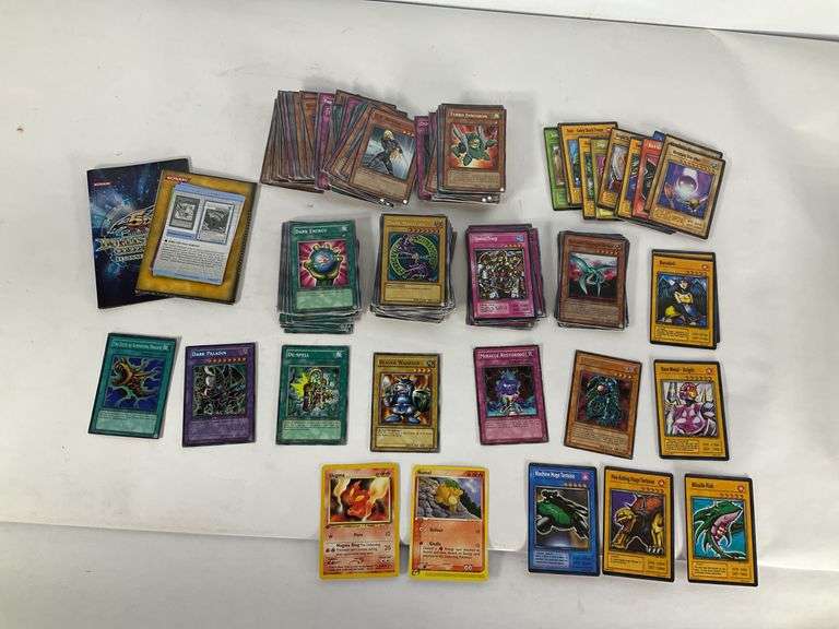 Yu Gi Oh trading cards. Two Pokemon cards - Hash Auctions