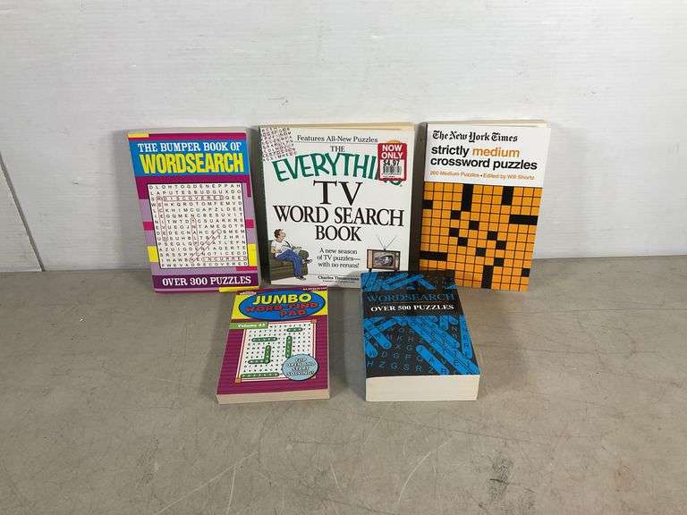 Word search and crossword puzzle books - Hash Auctions
