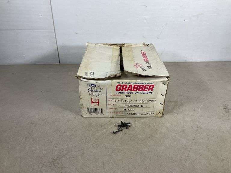 Grabber Construction Screws 1 1/4” screws - Hash Auctions