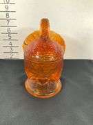 Amber glass turkey. - Hash Auctions