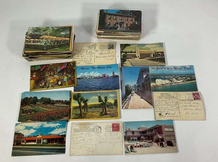Vintage postcards. Some postmarked - Hash Auctions