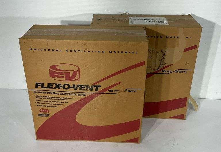 Flex-O-Vent ventilation material, two per box, opened only to confirm ...