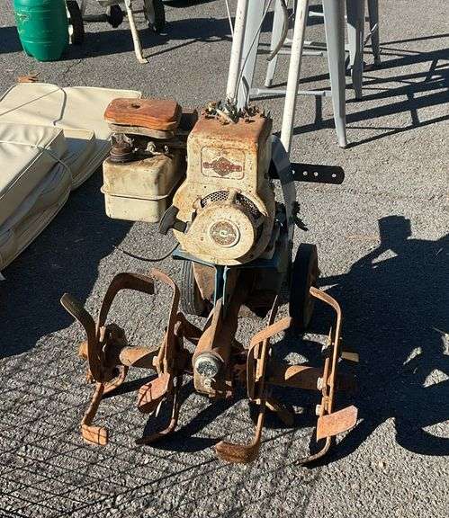 Homelite front tiller, 20”clearing with, Powered by Briggs and Stratton ...