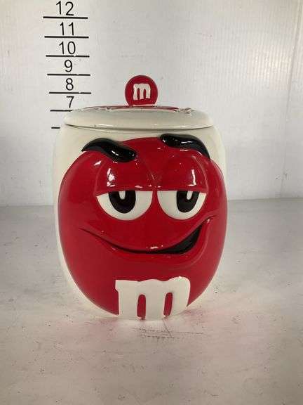 Red M&M jar. - Hash Auctions