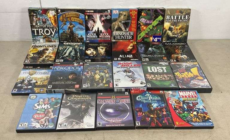 Box of PC games - Hash Auctions