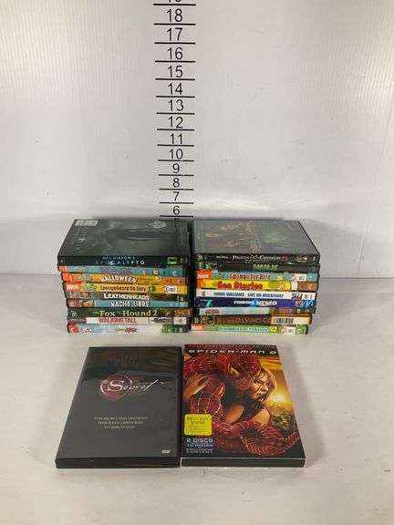 Nacho Libre, SpongeBob, The DaVinci Code, and other DVDs. - Hash Auctions