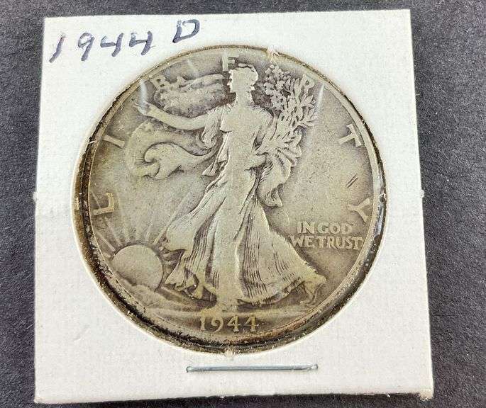 1944 D walking liberty half dollar - Hash Auctions