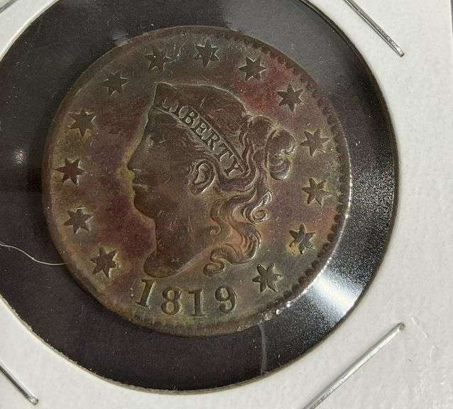 1819 large cent - Hash Auctions