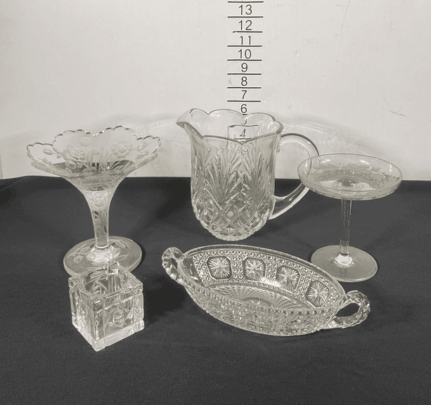 Glass & Crystal group: Partylite branded clear square tealight holder ...