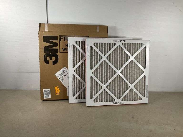 Two 3M air filters - Hash Auctions