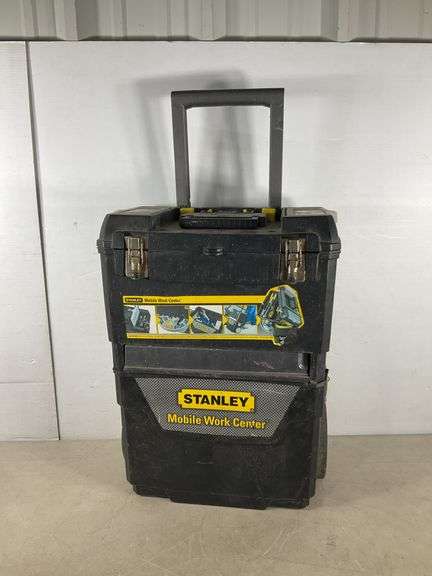 Stanley mobile work center toolbox on wheels and a few contents - Hash ...