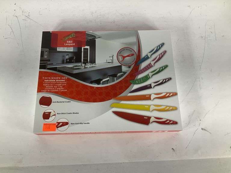 Stainless steel knives set - Hash Auctions