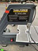 Task Force e 10” Band Saw, plus a pet groomer table head tie bar ...