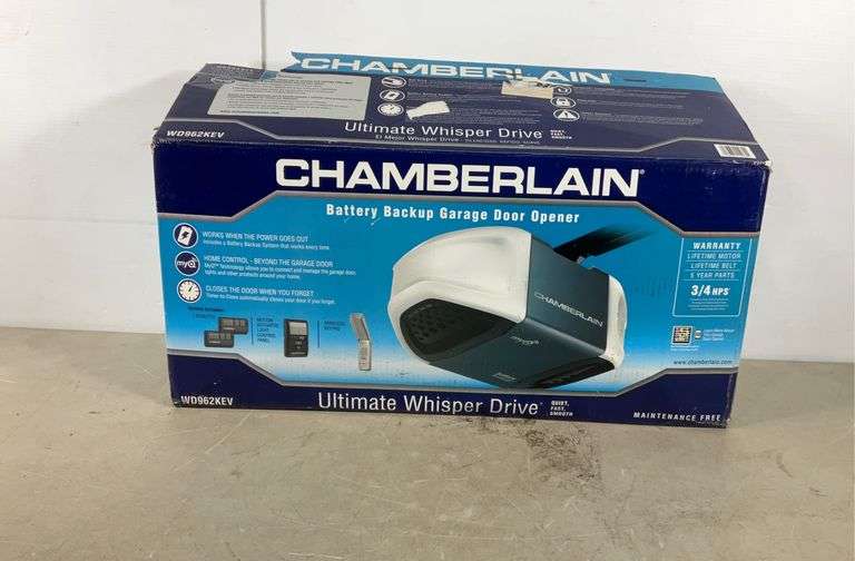 Chamberlain battery backup garage door opener - Hash Auctions