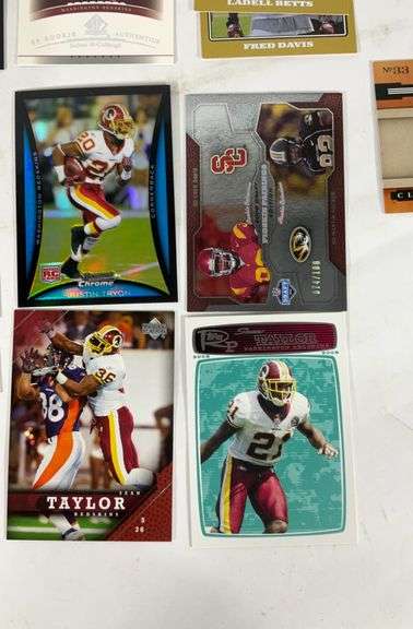 Washington Redskins Football card lot. Sean Taylor, inserts, refractor ...