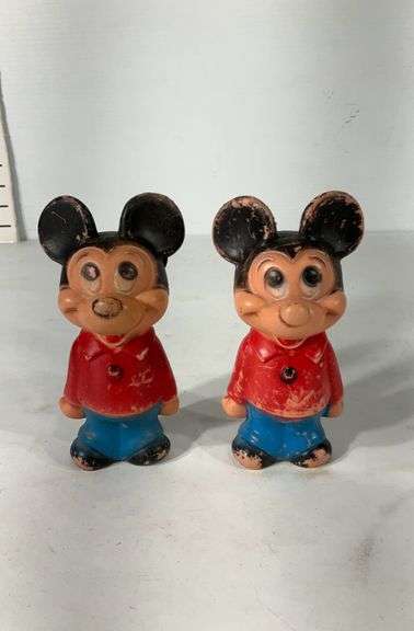 Two Walt Disney’s Mickey Mouse blow mold figures - Hash Auctions