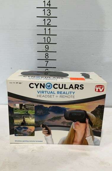 Virtual reality Cynoculars headset and remote. - Hash Auctions