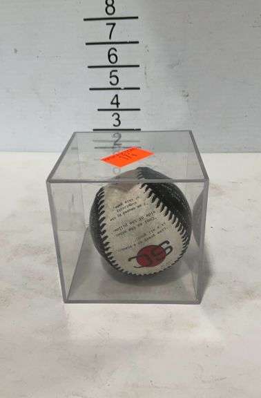 ESPN ball in case. - Hash Auctions
