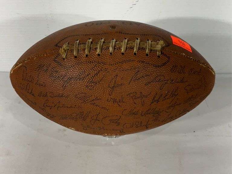 1960s All Pro Nfl Facsimile Football Johnny Unitas Dick Butkus Mel