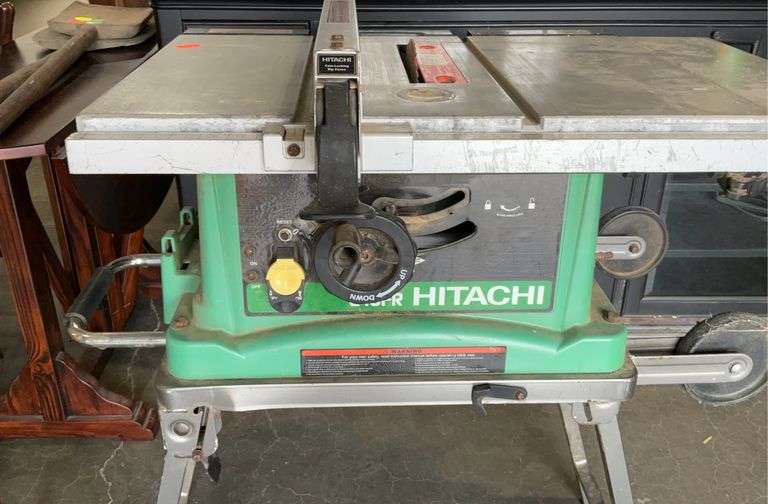 Hitachi portable 10in table saw - Hash Auctions