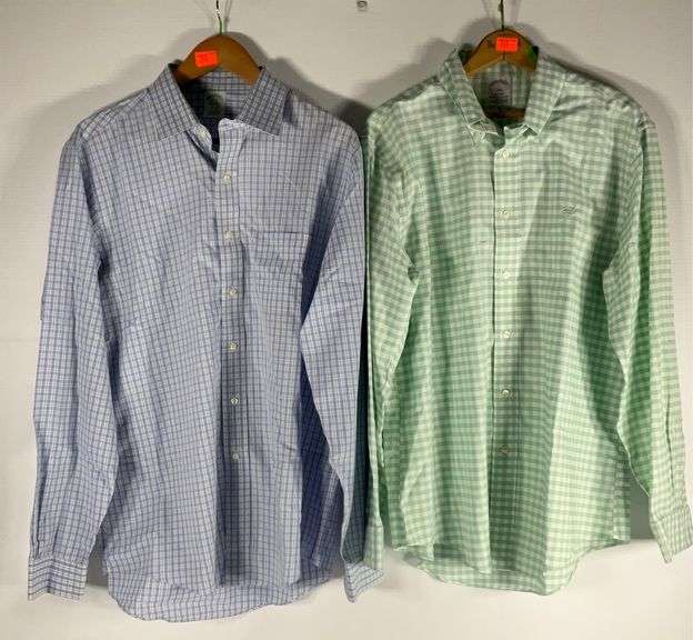 Two Brooks Brothers men’s long sleeved button down shirts. Size L and ...