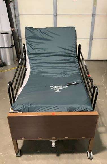 Medline Electric basic homecare medical bed Proactive mattress. Working ...