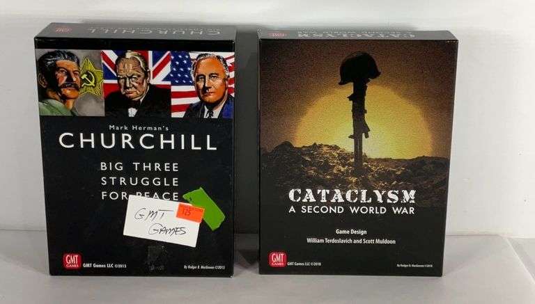 GMT Games Churchill and Cataclysm. - Hash Auctions