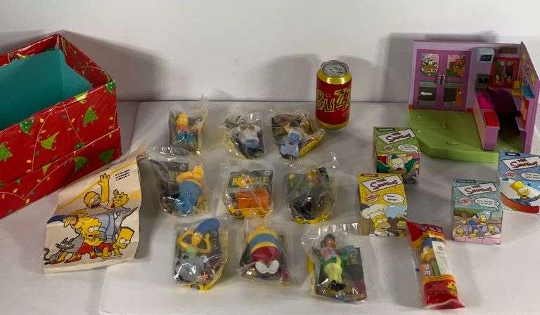 The Simpsons talking watches, Burger King 9 of 16 toys, Buzz Cola, and ...