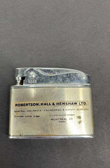 Rolex adverting lighter - Hash Auctions