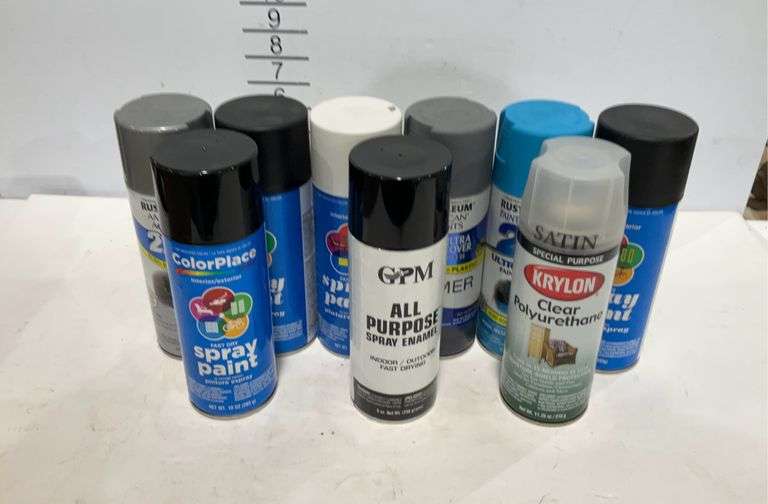 Nine cans of Spray paint - Hash Auctions