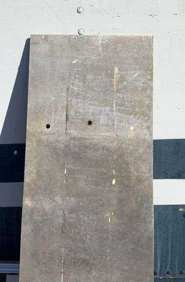 Water Depth Sign 5 foot depth, aluminum made, 12x72” tall overall ...