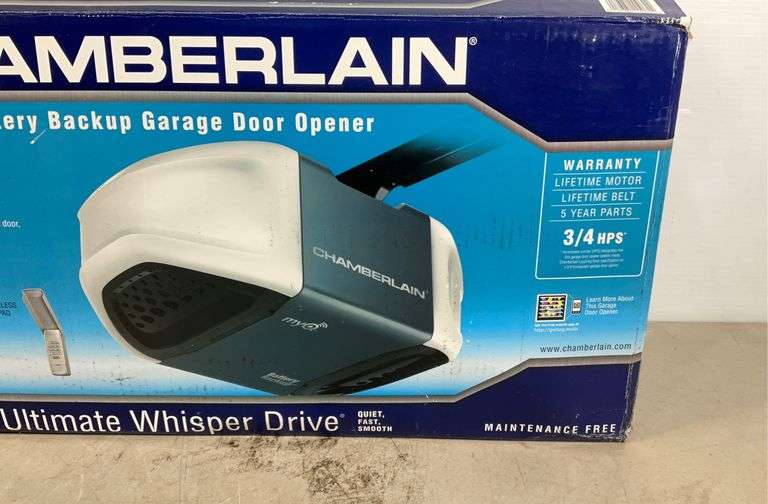 Chamberlain battery backup garage door opener - Hash Auctions