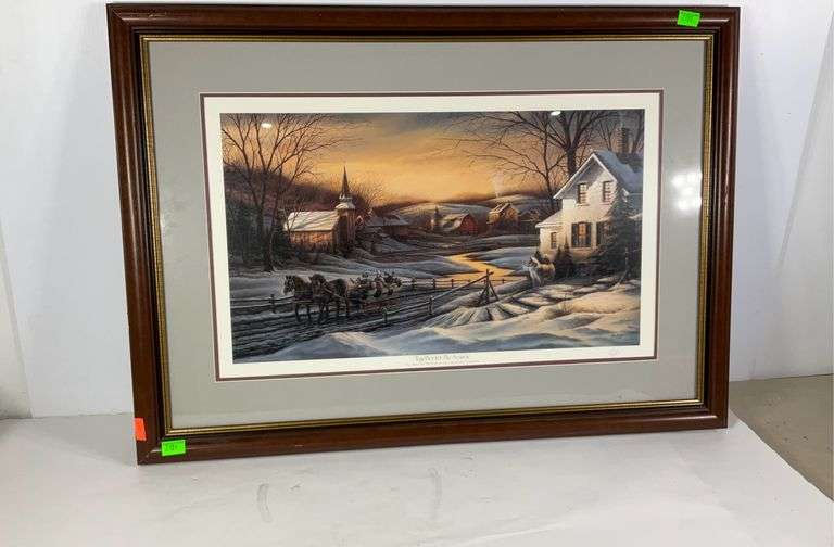 Together for the Season print. Artwork. Double matted. Signed. Terry ...