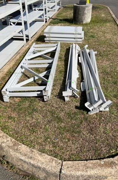 Shelving rack storage shelf, pallet racking style,with cross beam ...