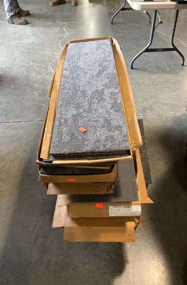 Each box is 48 square feet 12x48 carpet tile - Hash Auctions