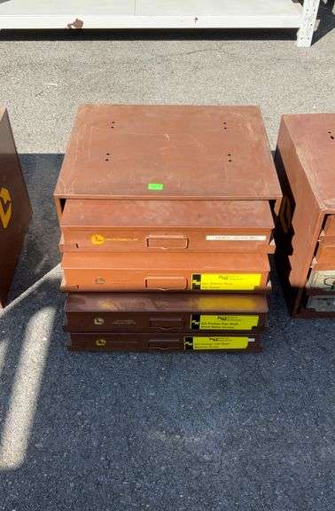 Lawson Four Drawer Hardware Organizer Cabinet, contents included see ...