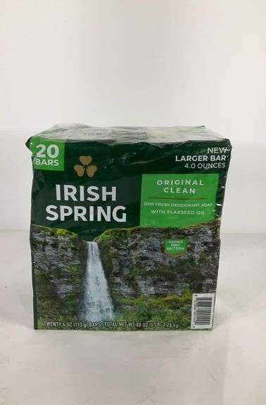 Irish Spring 20bar soap. - Hash Auctions