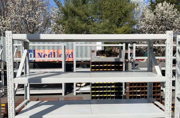 Shelving rack storage shelf, pallet racking style,with cross beam ...