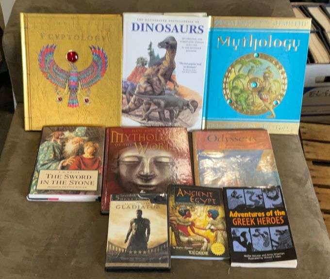 Books, ancient Egypt, adventures of the Greek heroes, the sword in the ...