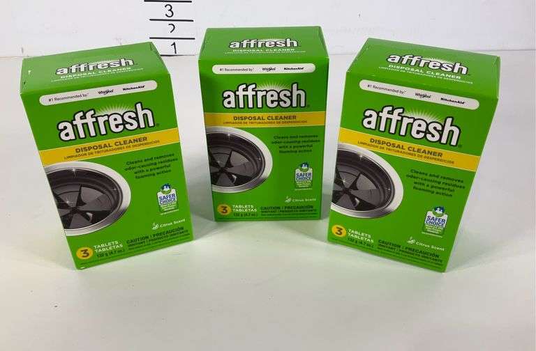 3 boxes of afresh disposable cleaners. - Hash Auctions