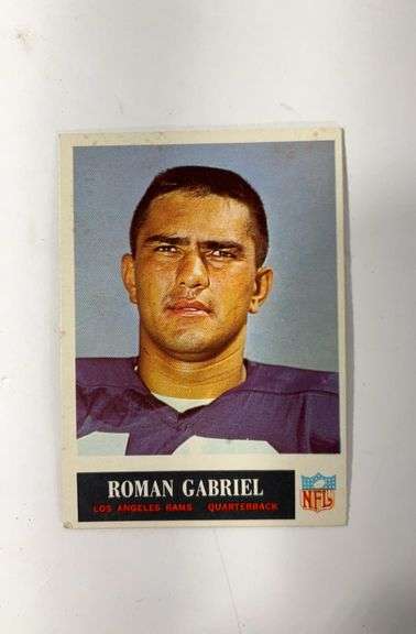1966 Philadelphia Gum Co football Roman Gabriel #87 - Hash Auctions