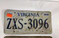 Two different Virginia tags. - Hash Auctions