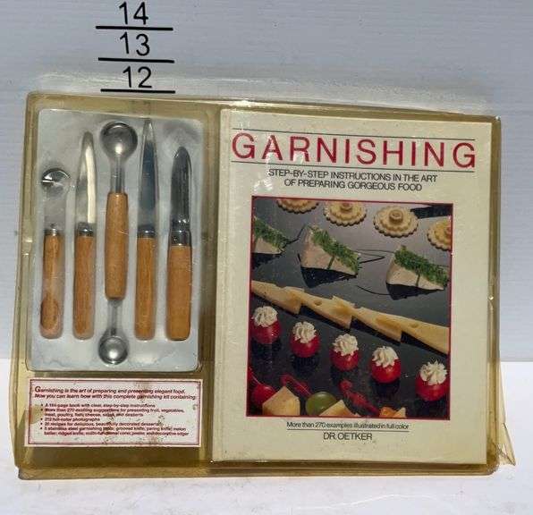 Garnishing food preparation kit - Hash Auctions