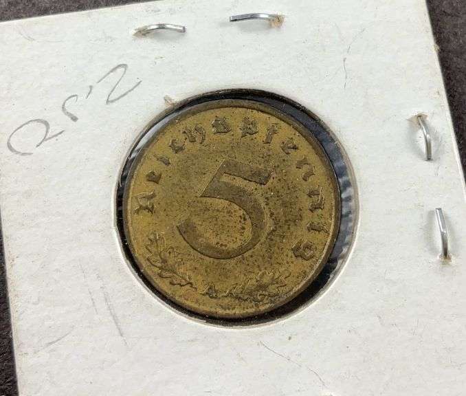 1933 German 5 Reich Fennig - Hash Auctions