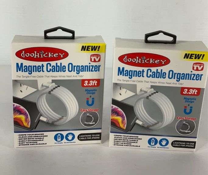Two DooHickey magnet cable organizers. - Hash Auctions