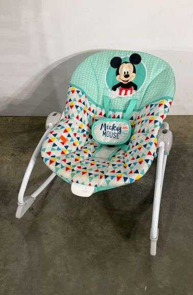 Mickey Mouse Bright Starts Disney Baby rocker, needs batteries - Hash ...