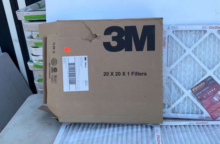 3M air filters, 20x20x1 - Hash Auctions